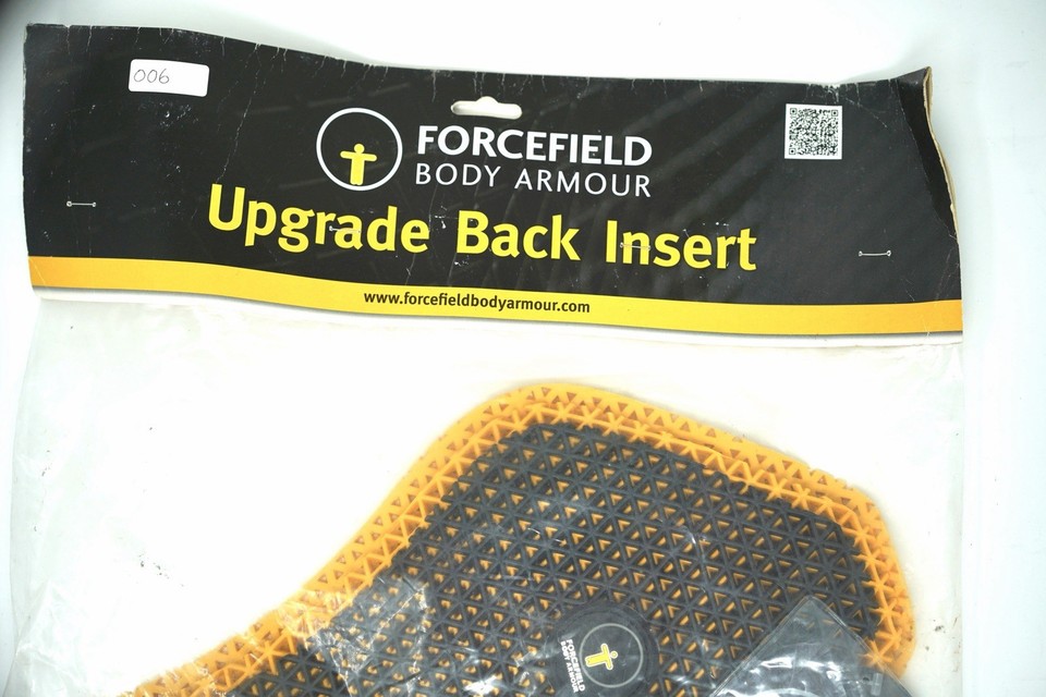 Forcefield Body Armour Back Protector Insert - CE Level 2 Safety | eBay