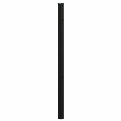 HIGH QUALITY - SQUARE STEEL GATE POST / WROUGHT IRON RAILING POST - S/M ...