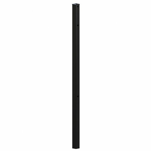 HIGH QUALITY - SQUARE STEEL GATE POST / WROUGHT IRON RAILING POST - S/M ...
