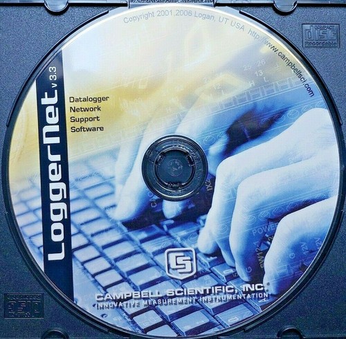 LOGGERNET SOFTWARE - Campbell Scientific - V 3.4 - ORIGINAL DISK W/ SN ...