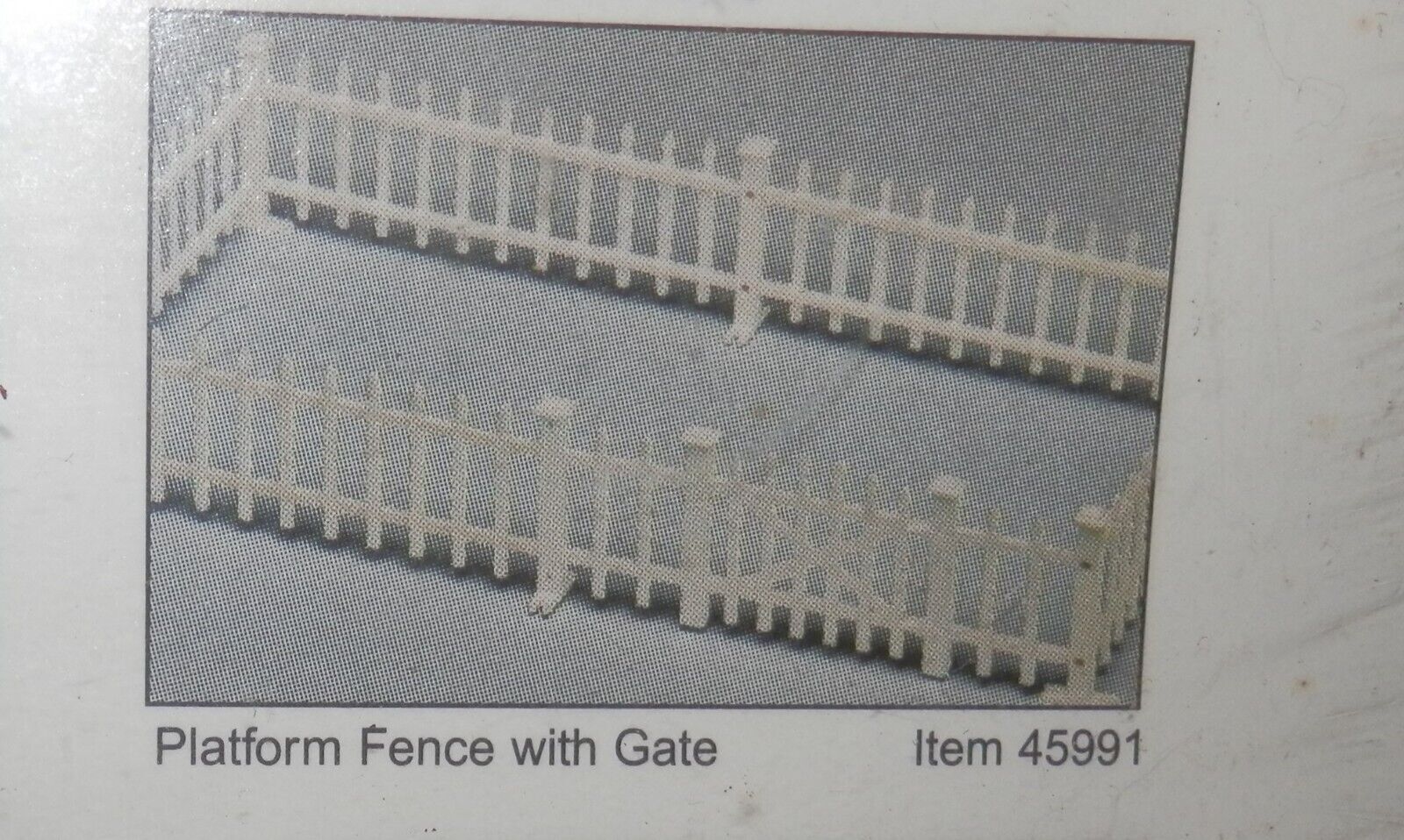 Plasticville O Scale Platform Fence with Gate #45991 NIB | eBay