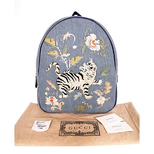 NEW $1500 GUCCI JUNIOR X Oshkosh B'gosh COLLAB Stripe WHITE TIGER ...