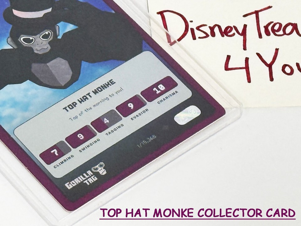 Gorilla Tag Monke Collector Trading Card Makeship Holo Limited Edition ...