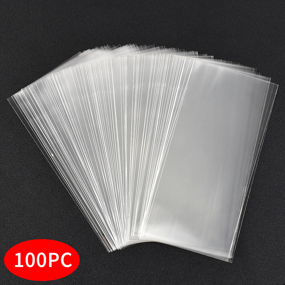100PCS Clear Paper Money Sleeves Currency Banknote Storage Protector ...