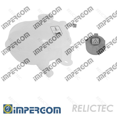 Coolant Expansion Tank Reservoir Fiat:PANDA,500,500C 46836856 46799364 ...