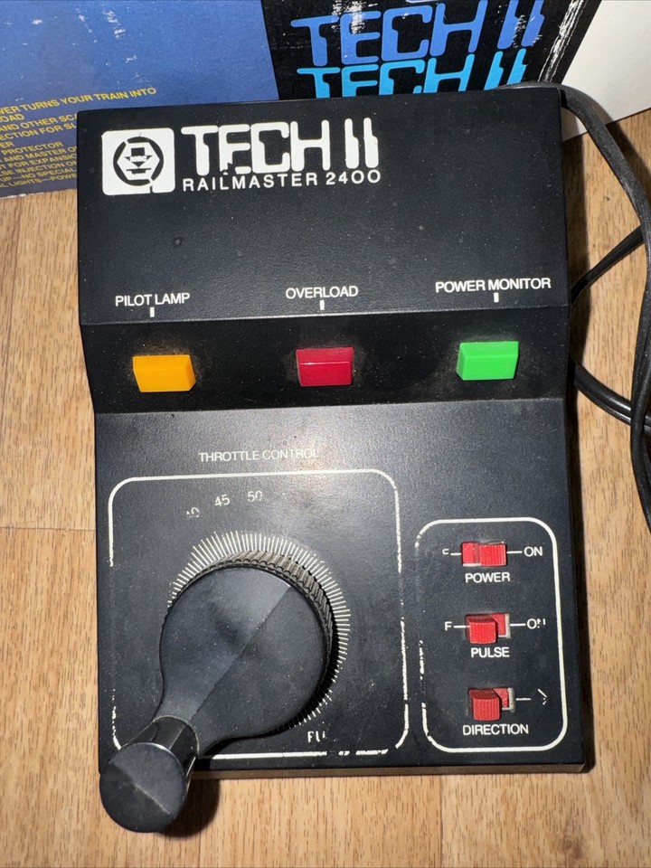 MRC Tech II 2 Railmaster 2400 Railroad Model Train Control Transformer ...