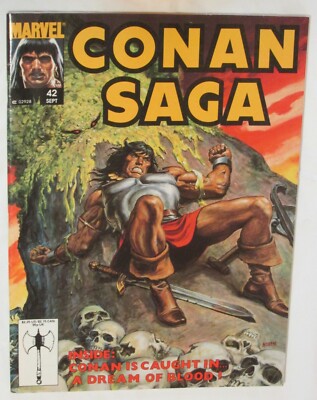Conan Saga #42 , 1990 Marvel Comics , "A Dream of Blood" large issue, VG, Epic! | eBay