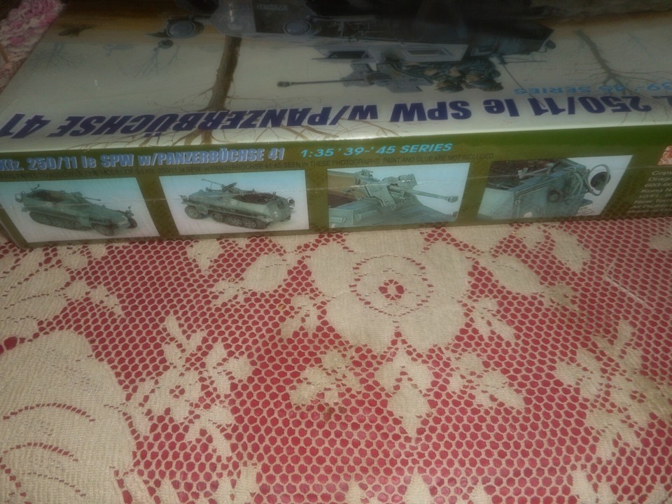 DRAGON 6132, 1/35 SD.KFZ. 250/11 LE SPW W/PANZERBUCHSE 41 PLASTIC MODEL ...