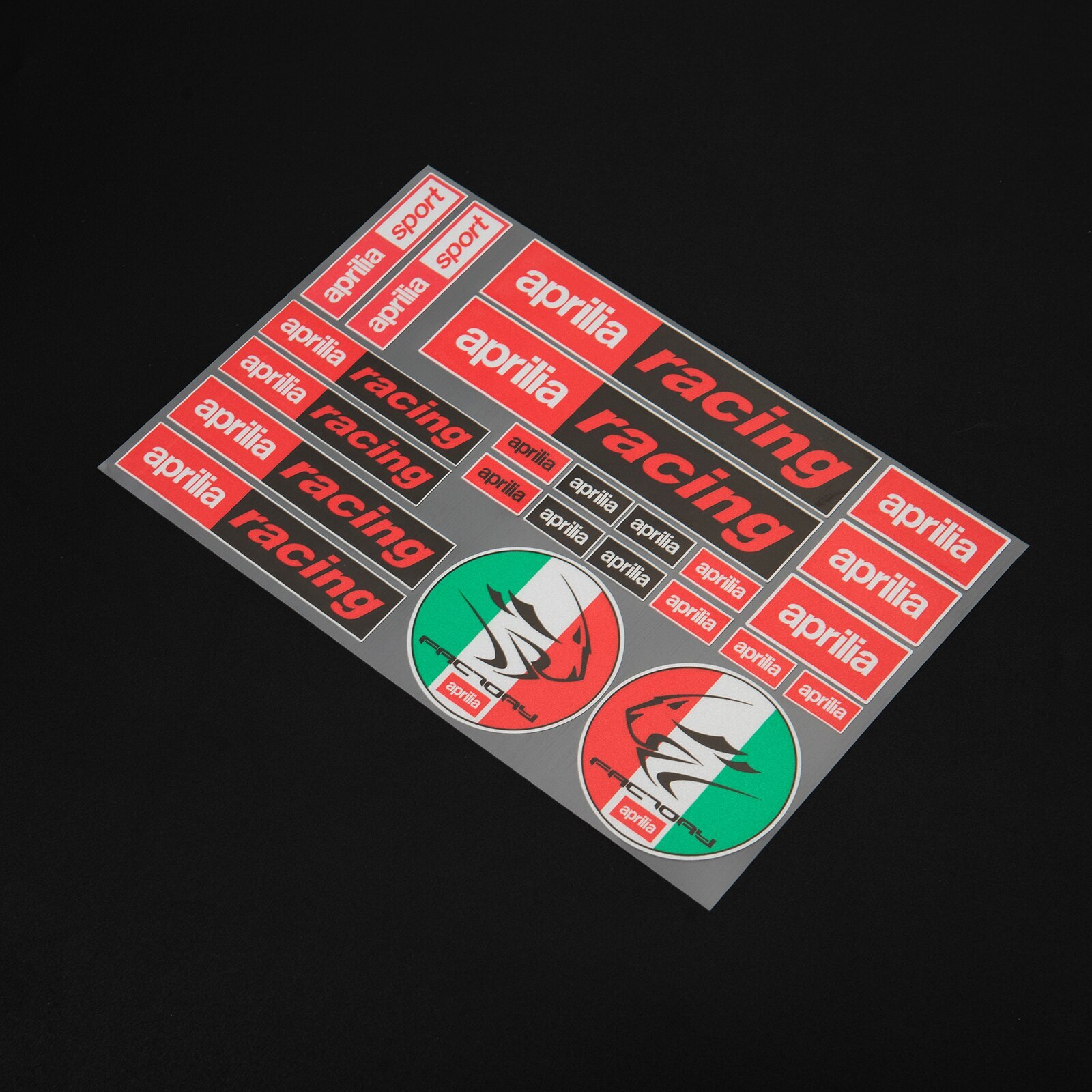 Aprilia Racing Motorcycle Sticker Set RSV RSV4 Tuono Bike Decals Helmet ...