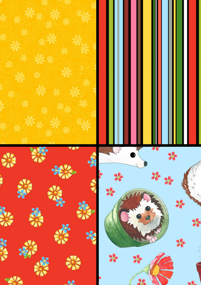 Who Let The Hogs Out Beginner Quilt Kit Easy as ABC and 123 Pattern for ...