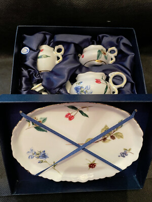 Nantucket Tea Set Miniature in Original Box Tray, Tea Pot, Sugar ...
