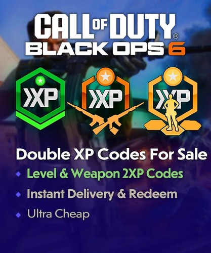 Call Of Duty Black Ops 6 10 Hours Double XP + Weapon XP CODES 2XP 🔥 ...