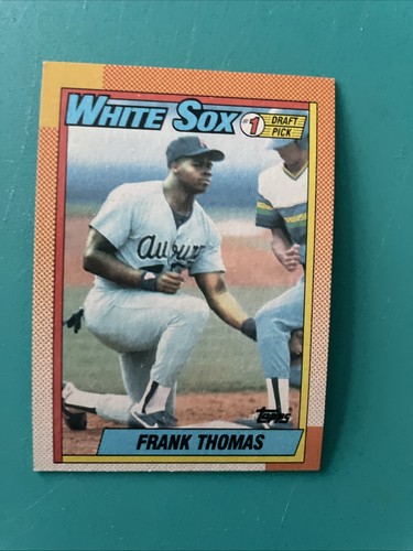 Frank Thomas 1990 Topps #414 Rookie Card #1 Draft Pick Auburn/White Sox ...