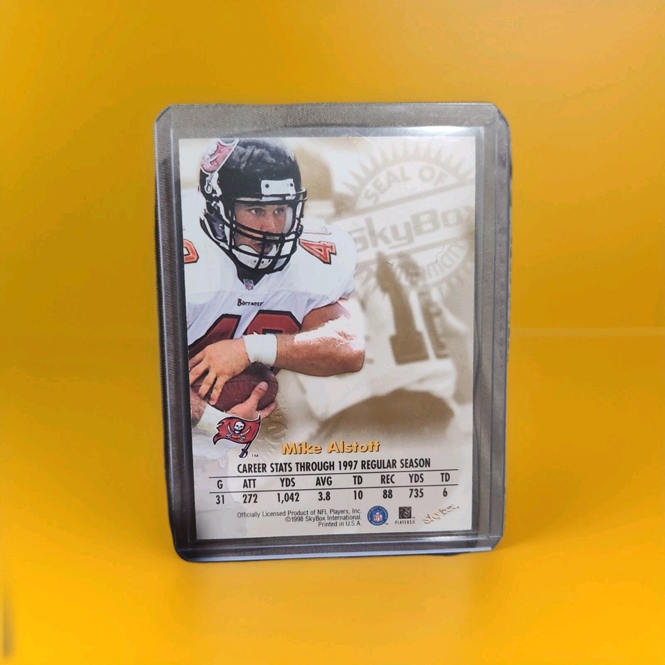 1998 Skybox Premium Autographics Black Mike Alstott Auto | eBay