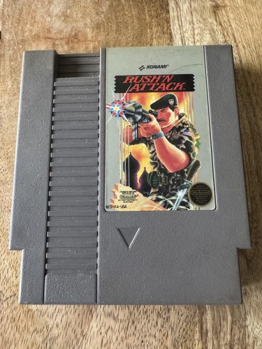 Rush'n Attack NES Game Cartridge Konami 1987 Nintendo Entertainment | eBay
