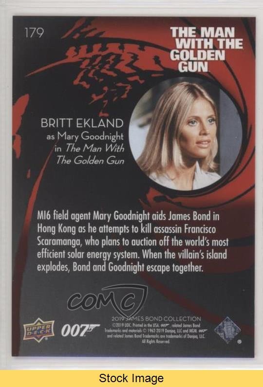 2019 James Bond Collection SSP as Britt Ekland Mary Goodnight #179 READ ...