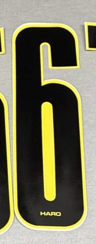 NOS Haro Stadium Number #6 Plate BMX Panel Vintage Freestyle | eBay