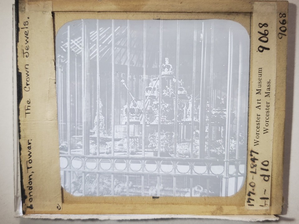 The Crown Jewels, London Tower, London, England, Magic Lantern Glass ...