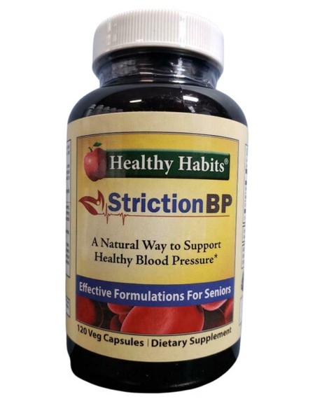 Healthy Habits Striction BP Blood Pressure Dietary Supplement - 120 Veg ...