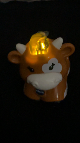 VTech Go Go Smart Wheels COW Farm Zoo Animal Lights Sound Music Brown ...