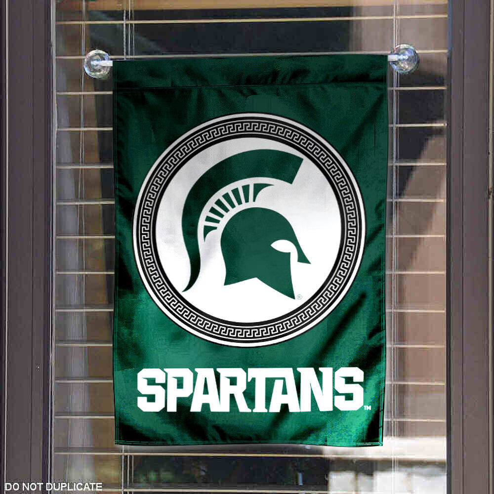 MSU Spartans Shield Garden Flag and Yard Banner | eBay