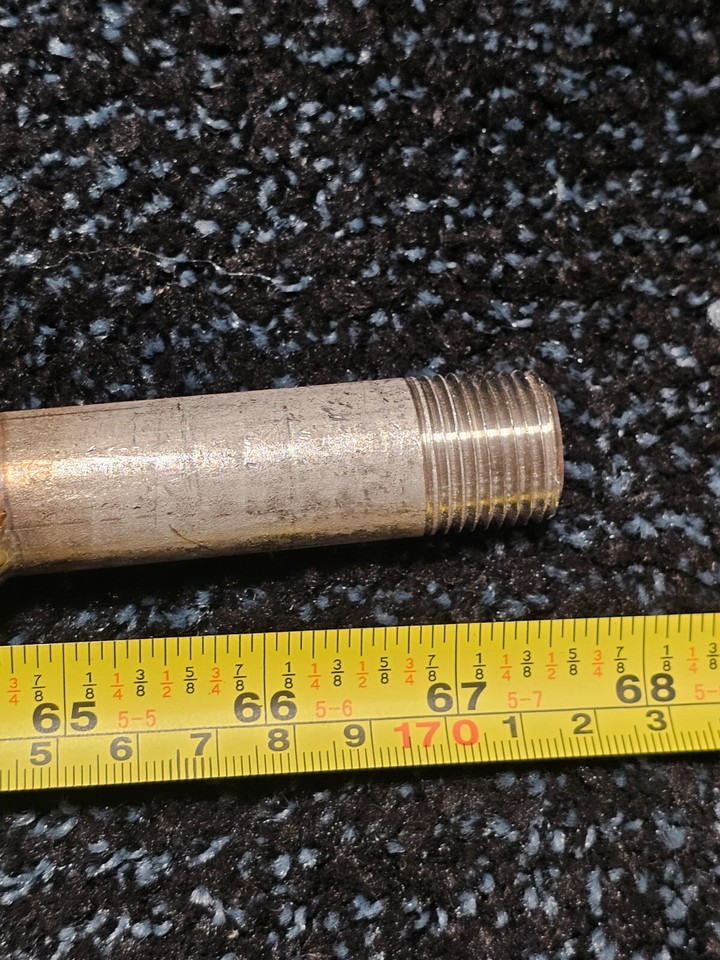 Stainless Steel Braided Hose 67-5/8 Inch Long SA479-316/316L JH100255 ...