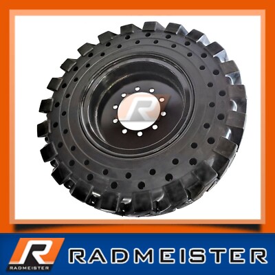 1400x24 Solid Telehandler Tires 4x Tires/Wheels SkyTrak, JLG, Genie ...