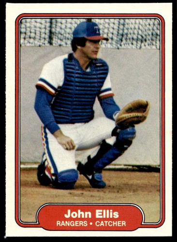 1982 Fleer 316 John Ellis Texas Rangers Baseball Card | eBay