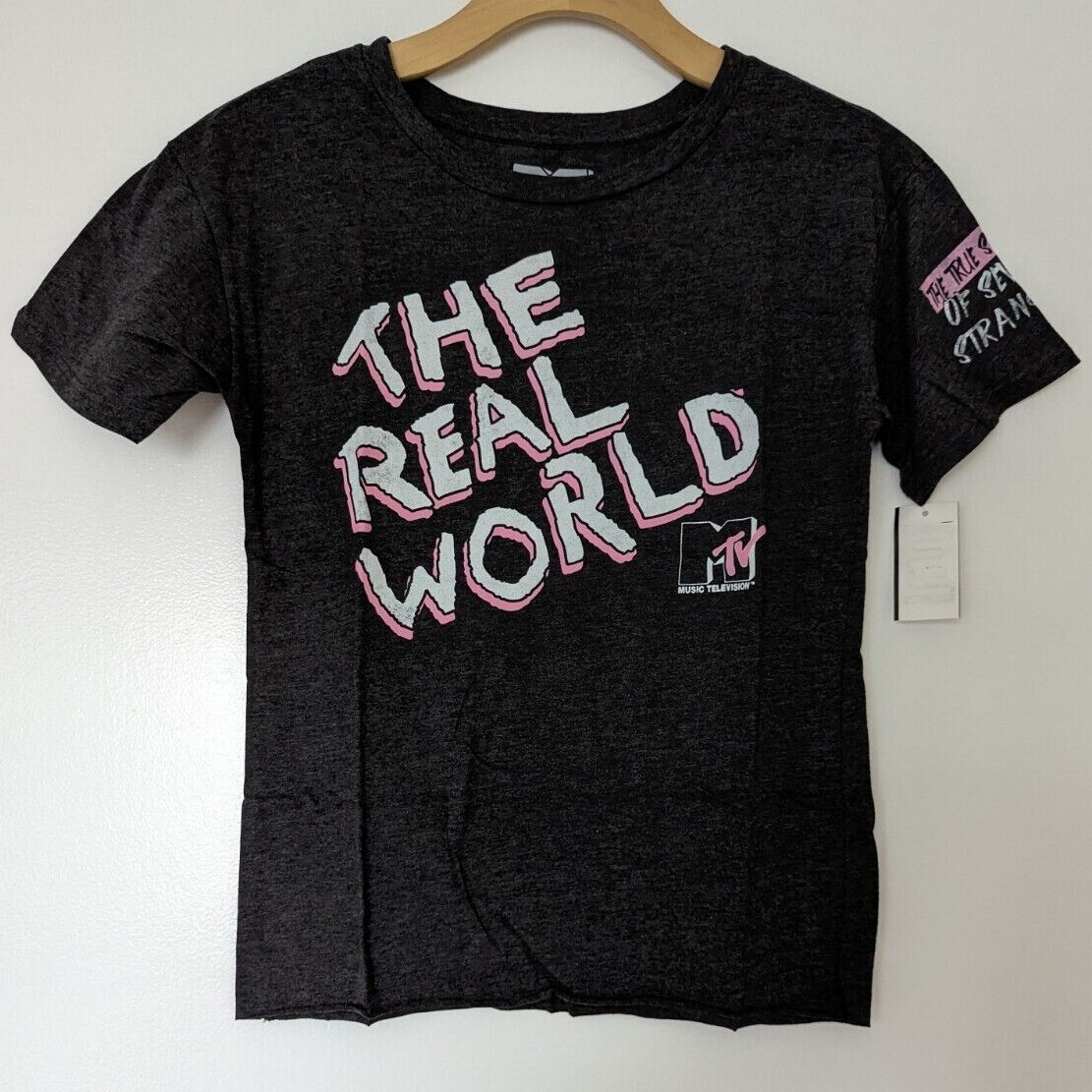 WOMENS MTV THE REAL WORLD LOGO T-SHIRT GRAPHIC TEE OFFICIALLY 1990S | eBay