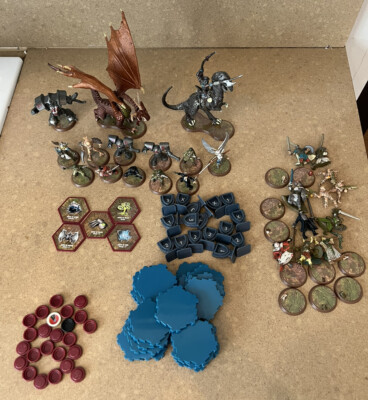 HEROSCAPE Miniature Figures Rare Board Game Large Lot No Cards | eBay