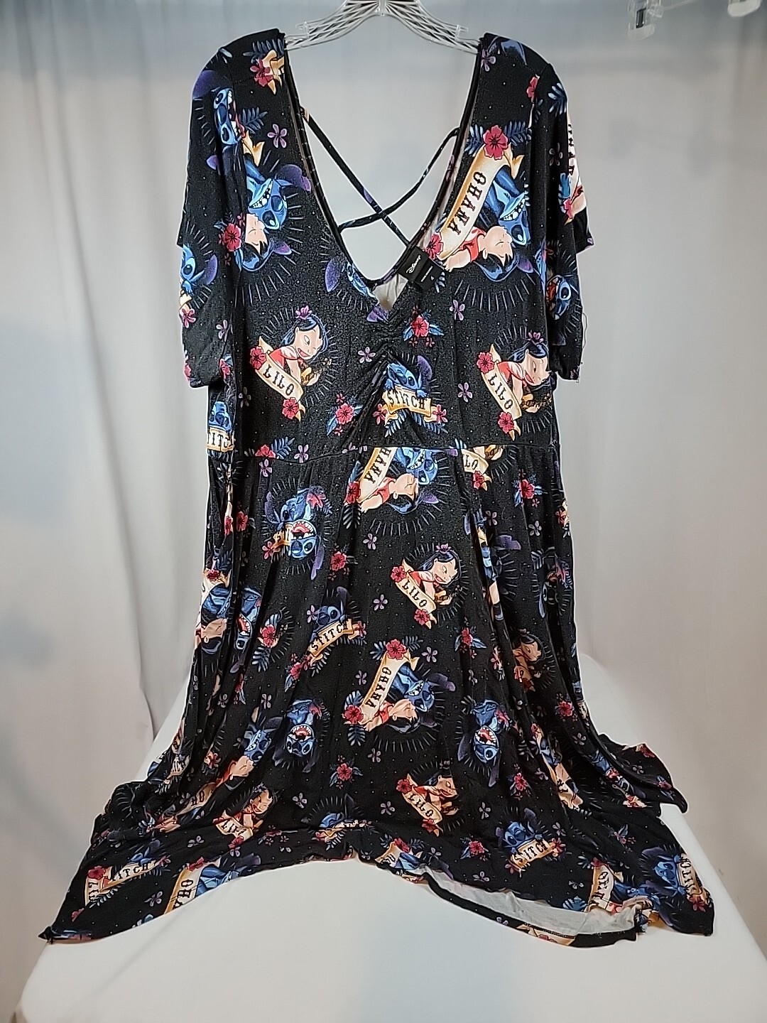 Disney Lilo & Stitch Tattoo Art Jersey Handkerchief S… - Gem