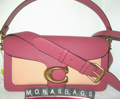 Coach 76105 Tabby 26 Shoulder Crossbody Bag Colorblock Rouge Multi NWT ...