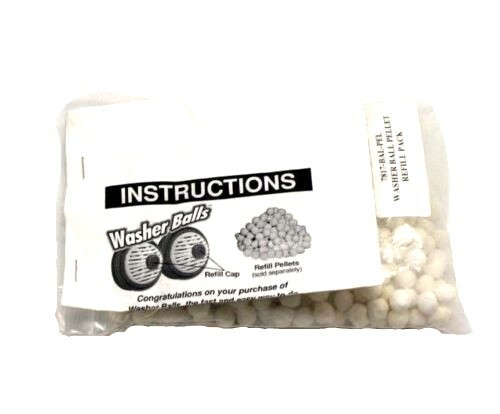 Washer Balls Refill Pellets No Detergent Clean Laundry Clothes Wash ...