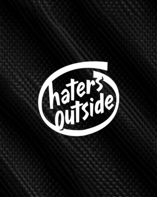 Haters Outside Decal, sticker, funny, jdm, car, truck | eBay
