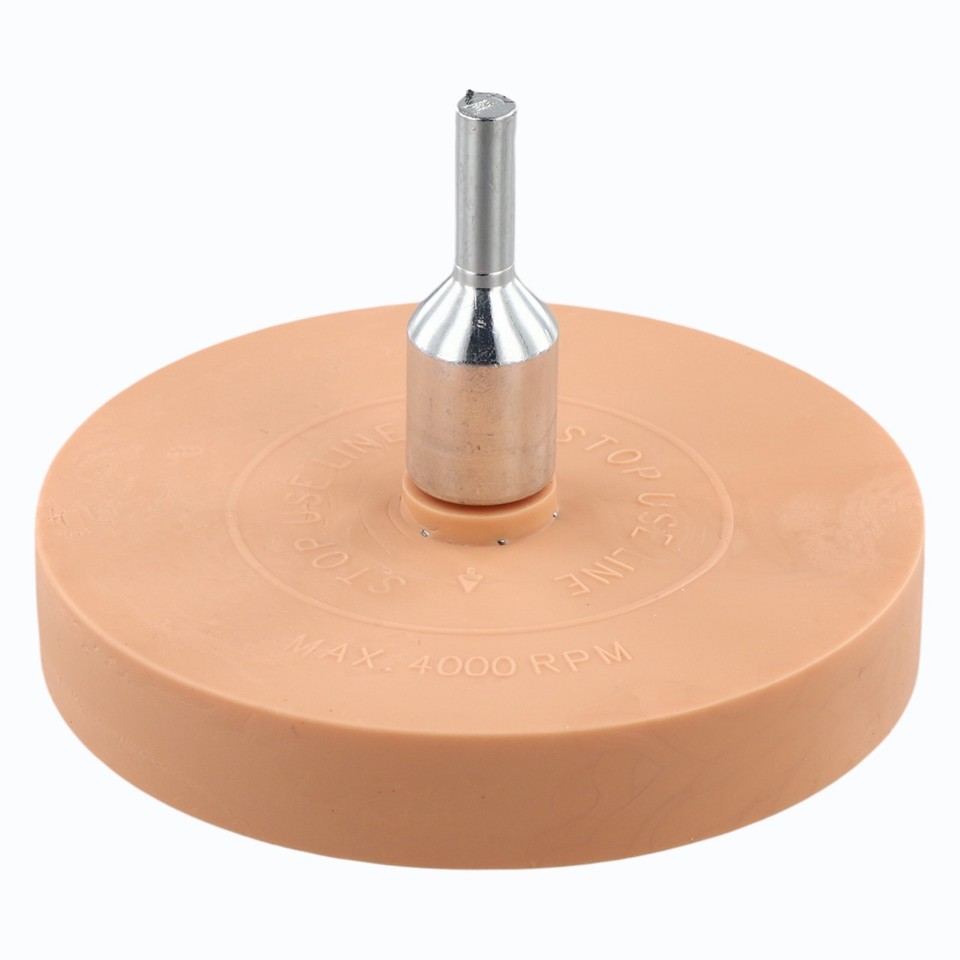Rubber Eraser Wheel 88mm with Drill Adapter for Effortless Sticker ...