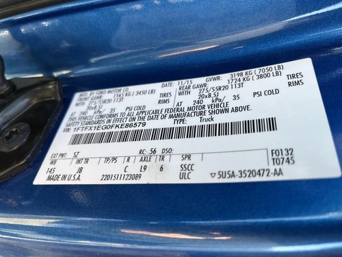 Strut Front Thru 02/25/18 Fits 15-18 FORD F150 PICKUP 1100784 | eBay