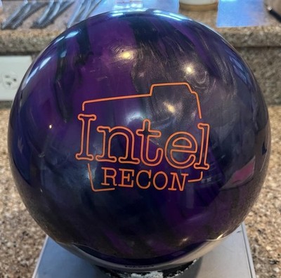 USED Radical Intel Recon Pearl Reactive Bowling Ball, Purple/Carbon ...