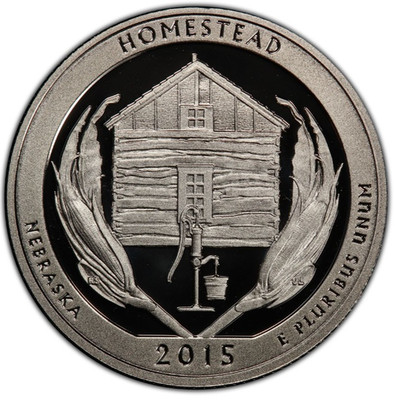 2015-S Clad Proof Homestead National Park Quarter 25C | eBay