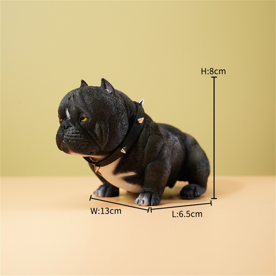 JXK JXK124 1/6 Mini Bully Dog Model Animal American Bully Pitbull Toy ...