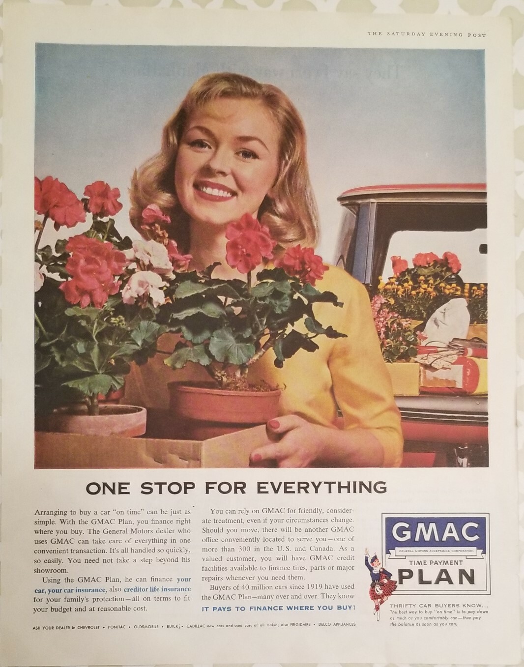 GMAC 20 print ads The Saturday Evening Post Life 1941-1962 | eBay