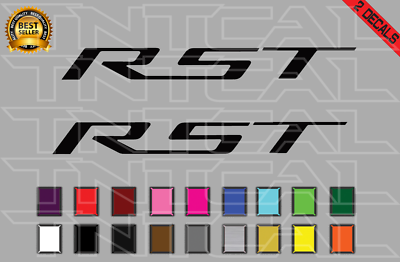 RST Decal Set Fits: Chevy Silverado 2019-2022 GM Truck Bedside Vinyl ...