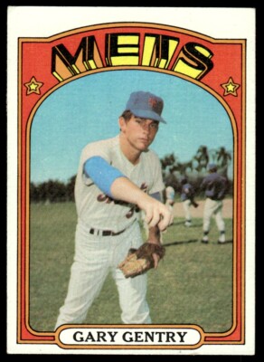 1972 Topps Gary Gentry New York Mets #105 | eBay