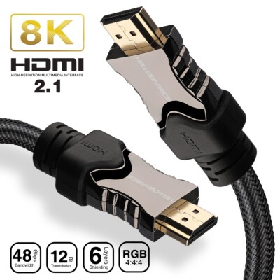 TOP Performance 8K HDMI ARC/eARC Cable Version 2.1 Certified, HDR Dolby ...