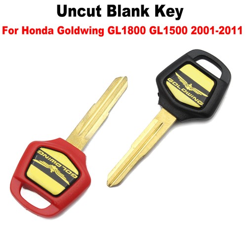 Motorcycle Blank Key For Honda Goldwing GL1800 GL1500 2001-2011 Uncut ...