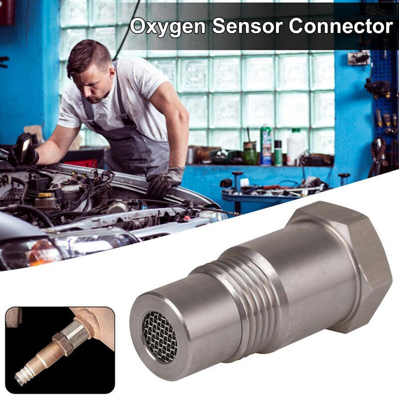 2x Plug Catalytic Converter Check CEL Oxygen O2 Lambda Sensor Spacer ...