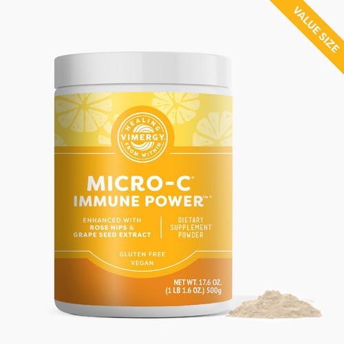 Vimergy Micro-C Immune Powder TM * - 500g – 278 servings – 1000mg ...