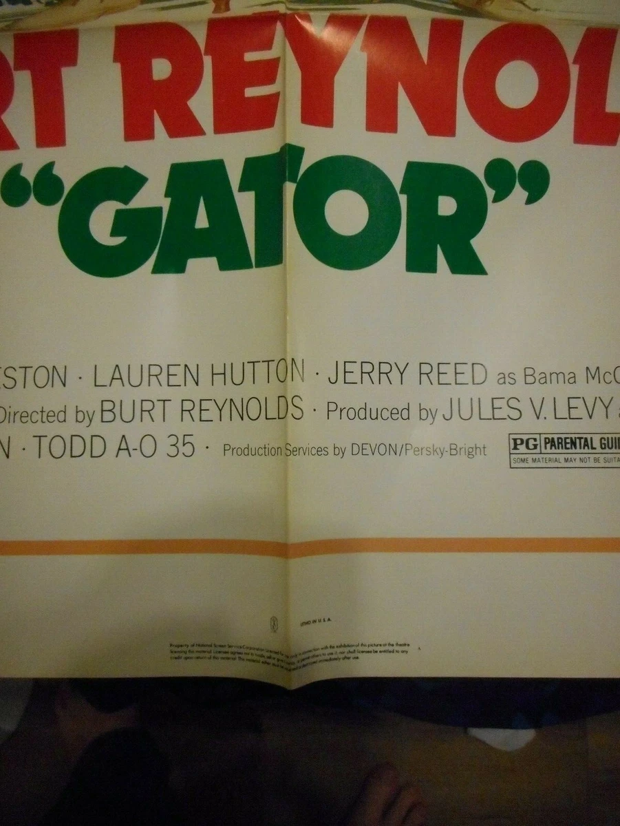 Burt Reynolds Gator Poster