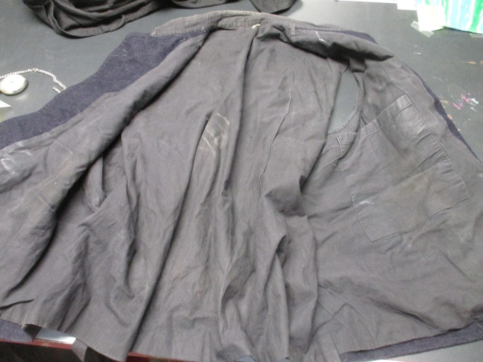 Reproduction Civil War Vest Dark Blue Wool size 54 Pre-owned fair ...