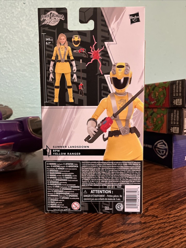 Power Rangers Lightning Collection 6" Figure RPM Yellow Ranger | eBay