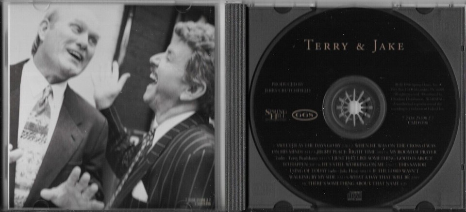 TERRY BRADSHAW & JAKE HESS....."TERRY & JAKE"......RARE HTF OOP GOSPEL ...